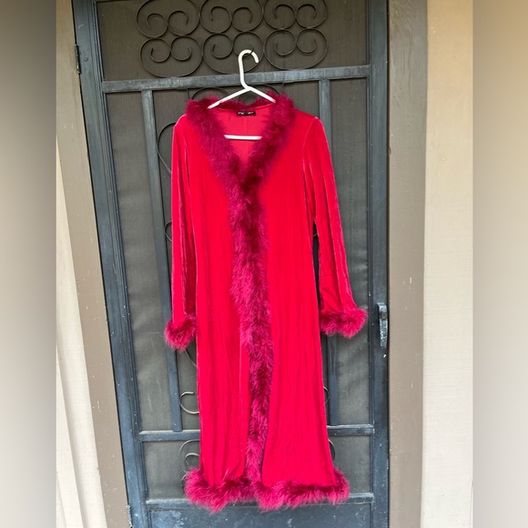Betsey Johnson | Dresses | Vintage Rare Betsey Johnson Hot Pink Velvet ...
